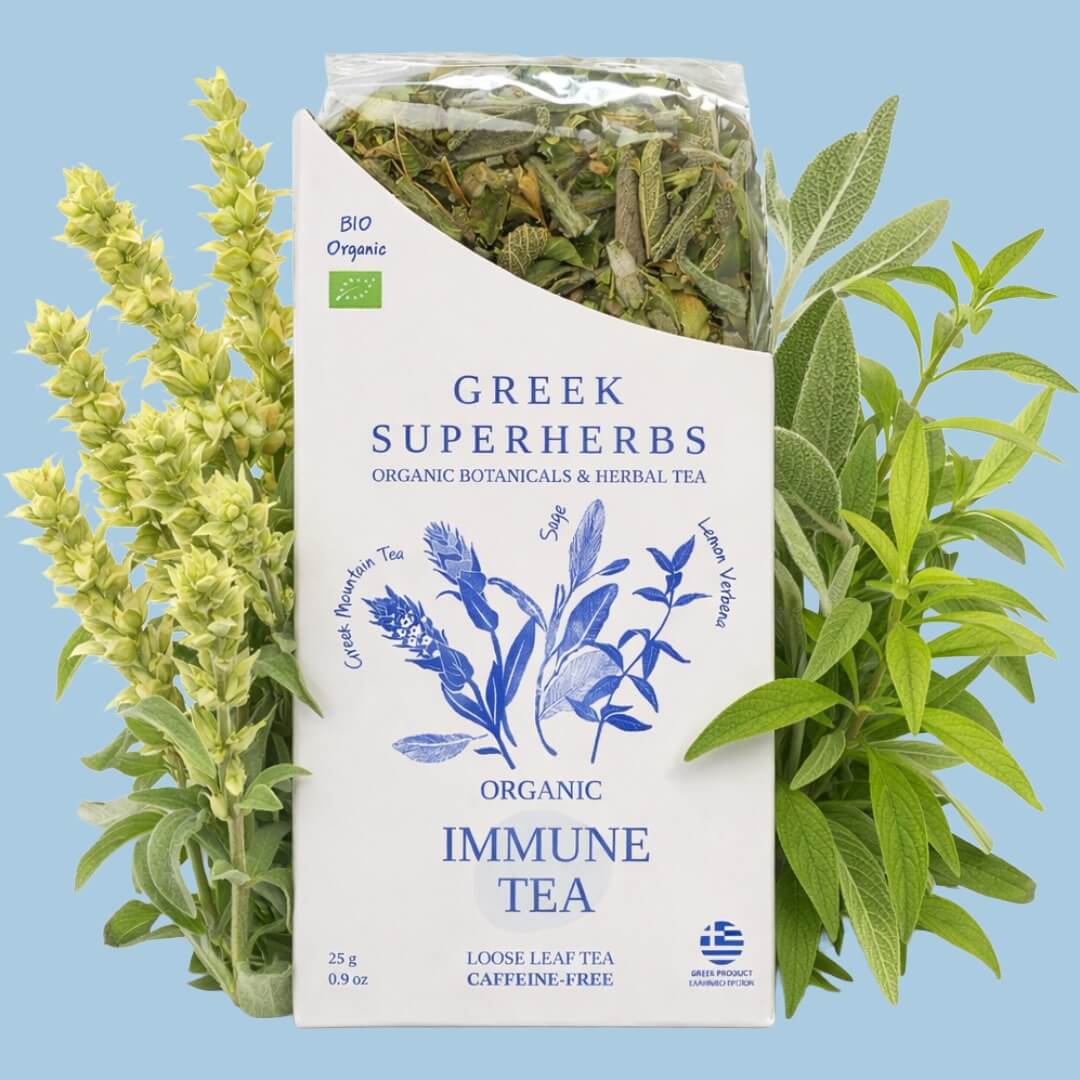 Immunity & Longevity Herbal Teas | Greek Superherbs