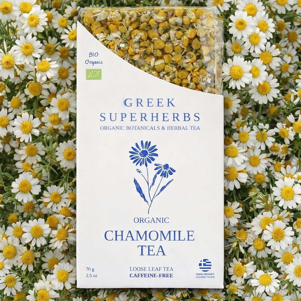 Best Chamomile Tea for sale from Grevena | Greek Superherbs